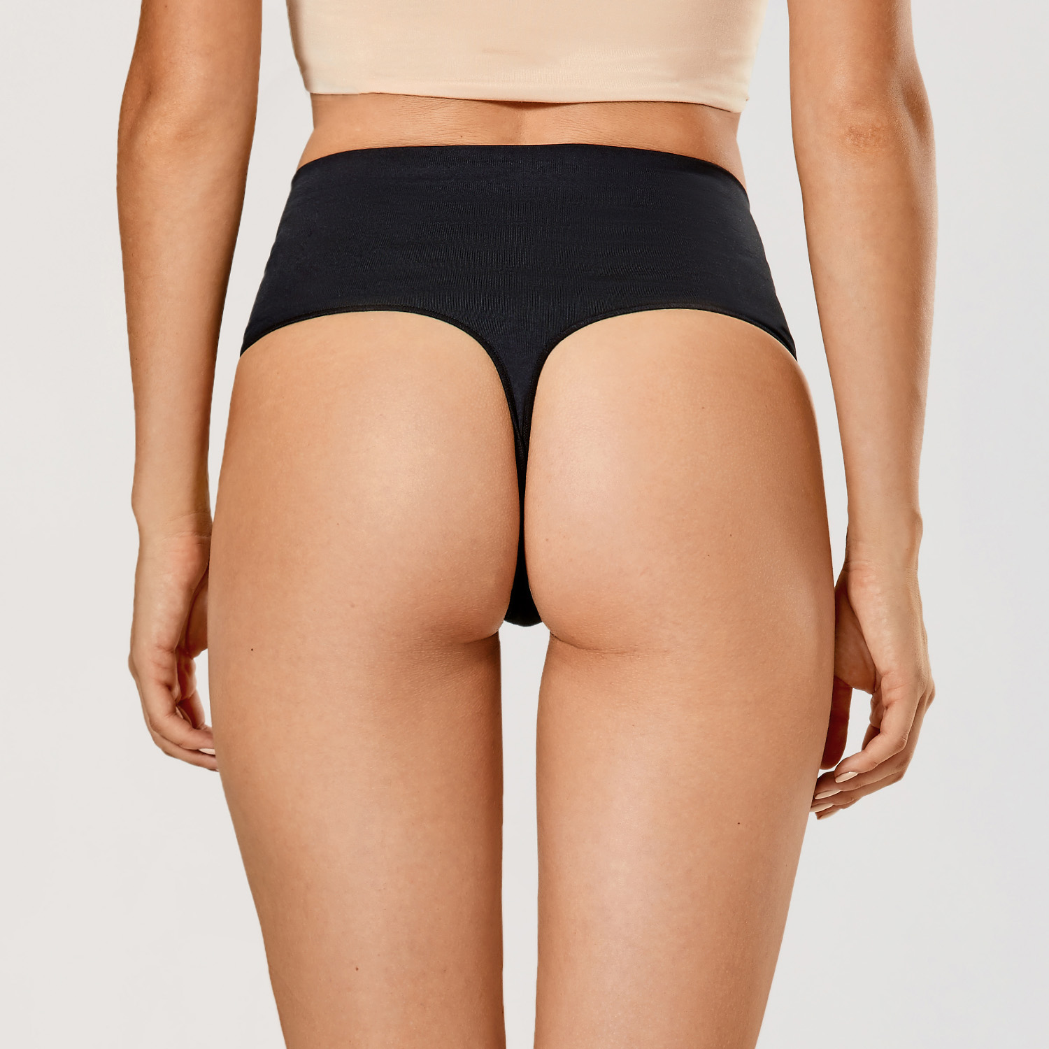 Women s Plus Size Thong Shapewear Tummy Control High Waisted Seamless Women s Plus Size Thong Shapewear Tummy Control High Waisted Seamless