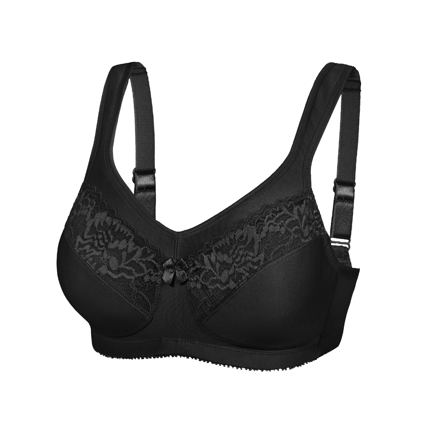 Delimira Womens Minimizer Bra Unlined Wirefree Full Figure Support