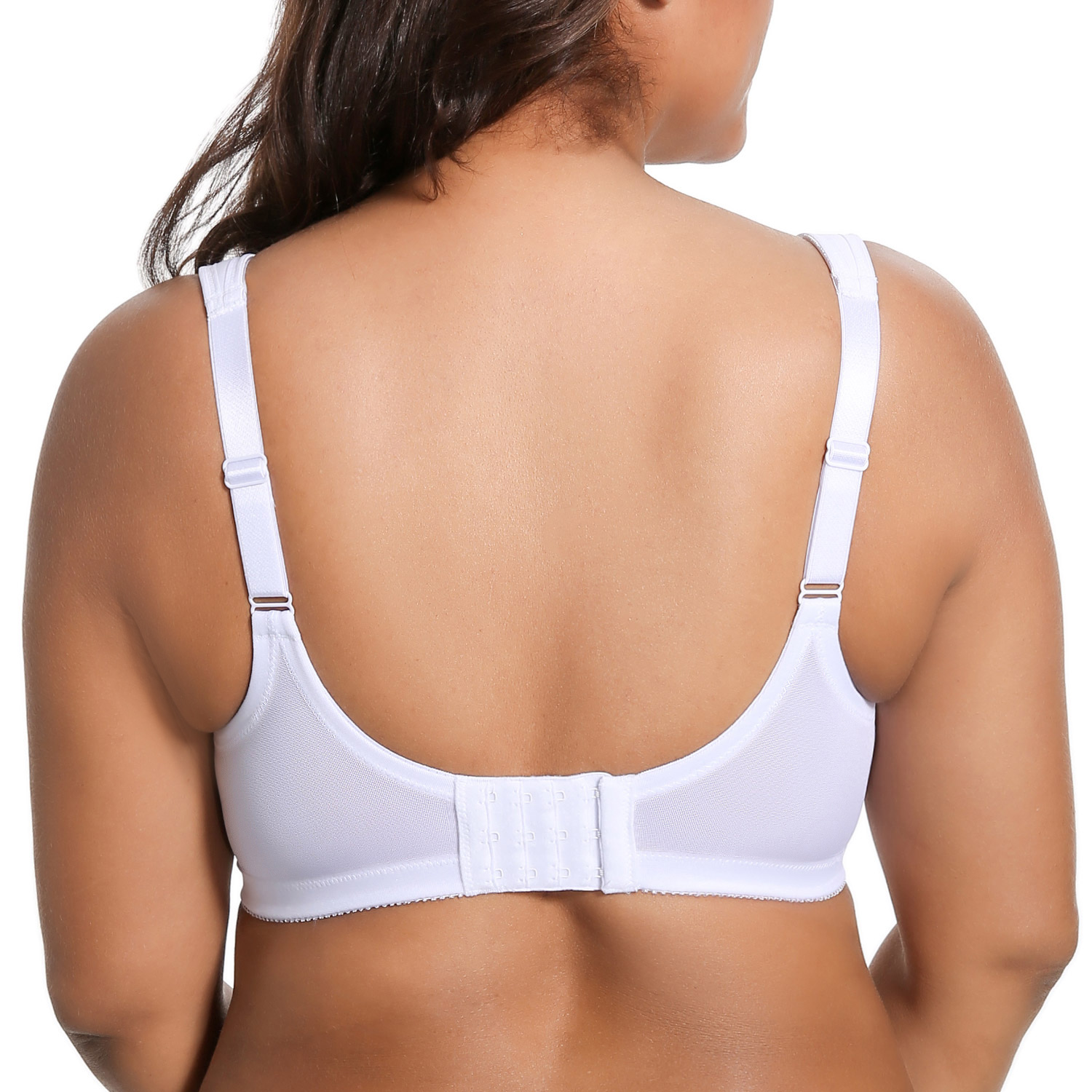 Delimira Womens Minimizer Bra Unlined Full Figure Support Plus Size